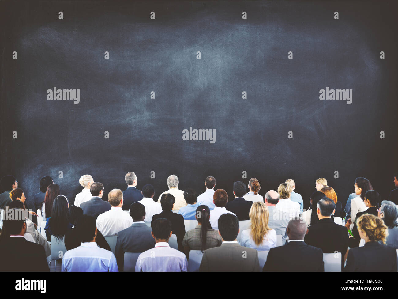 Diverse Business People Conference Audience Concept Stock Photo - Alamy
