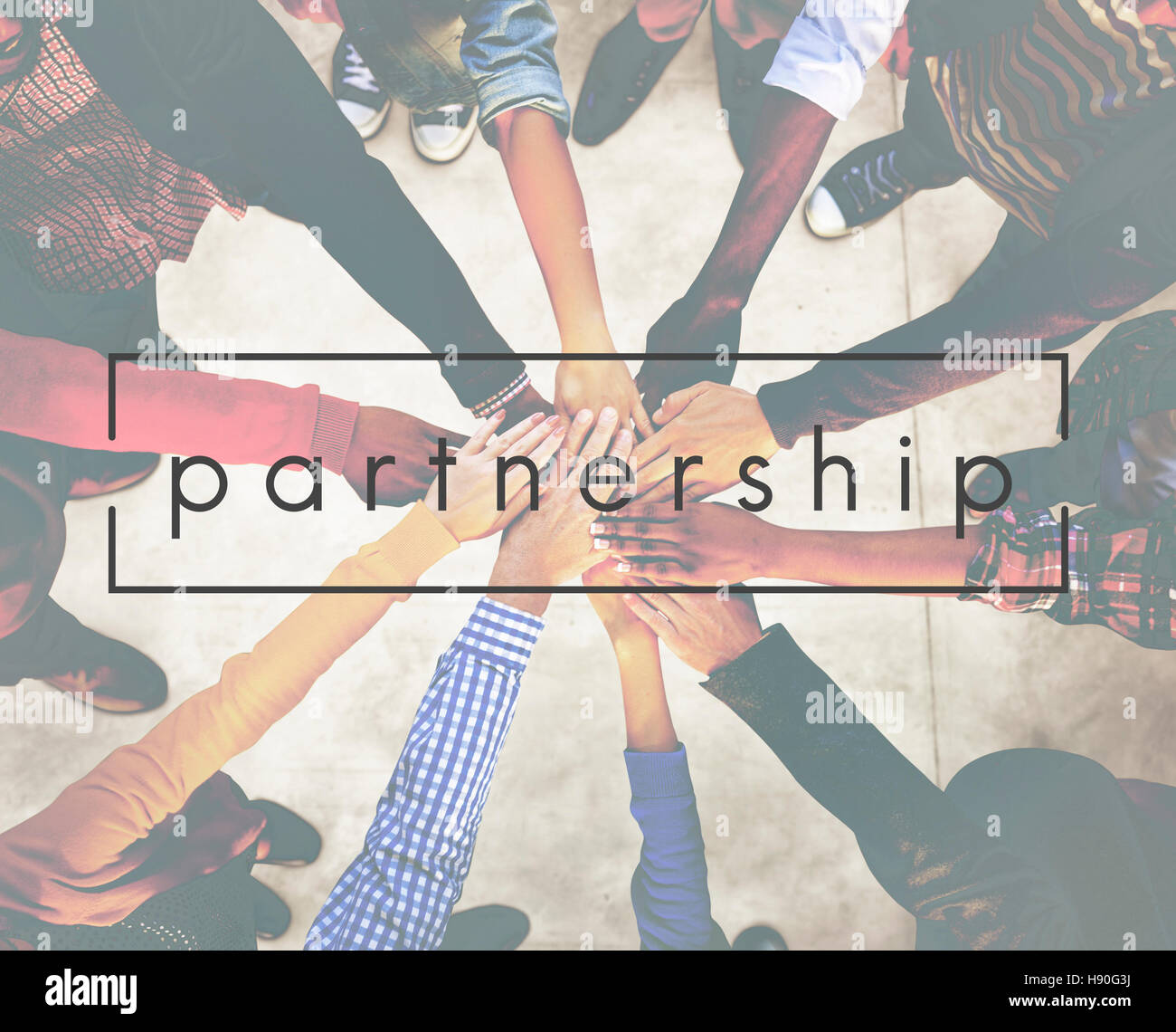 Partner Partnership Team Unity Togetherness Concept Stock Photo - Alamy