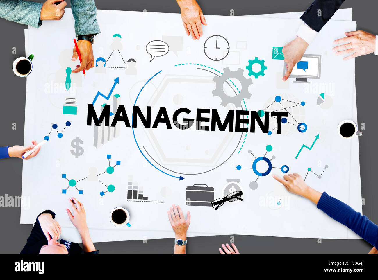 Management Controlling Business Corporate Concept Stock Photo - Alamy
