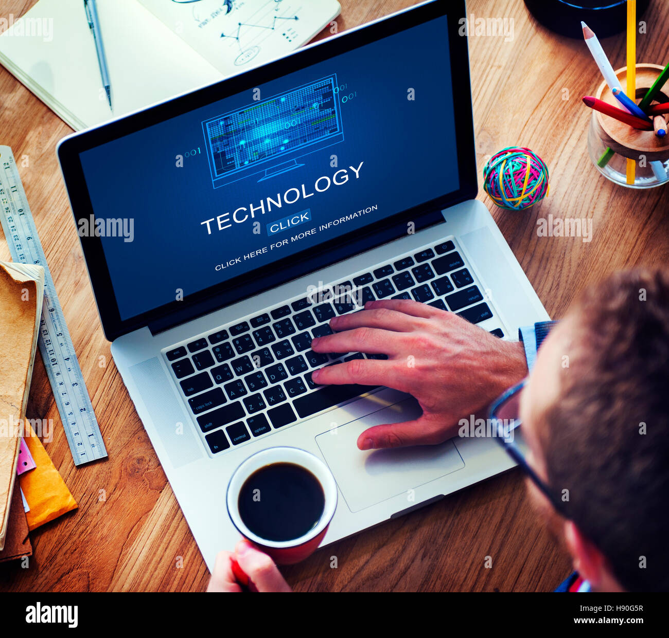 Technology Innovation Science Evolution Solution Concept Stock Photo ...