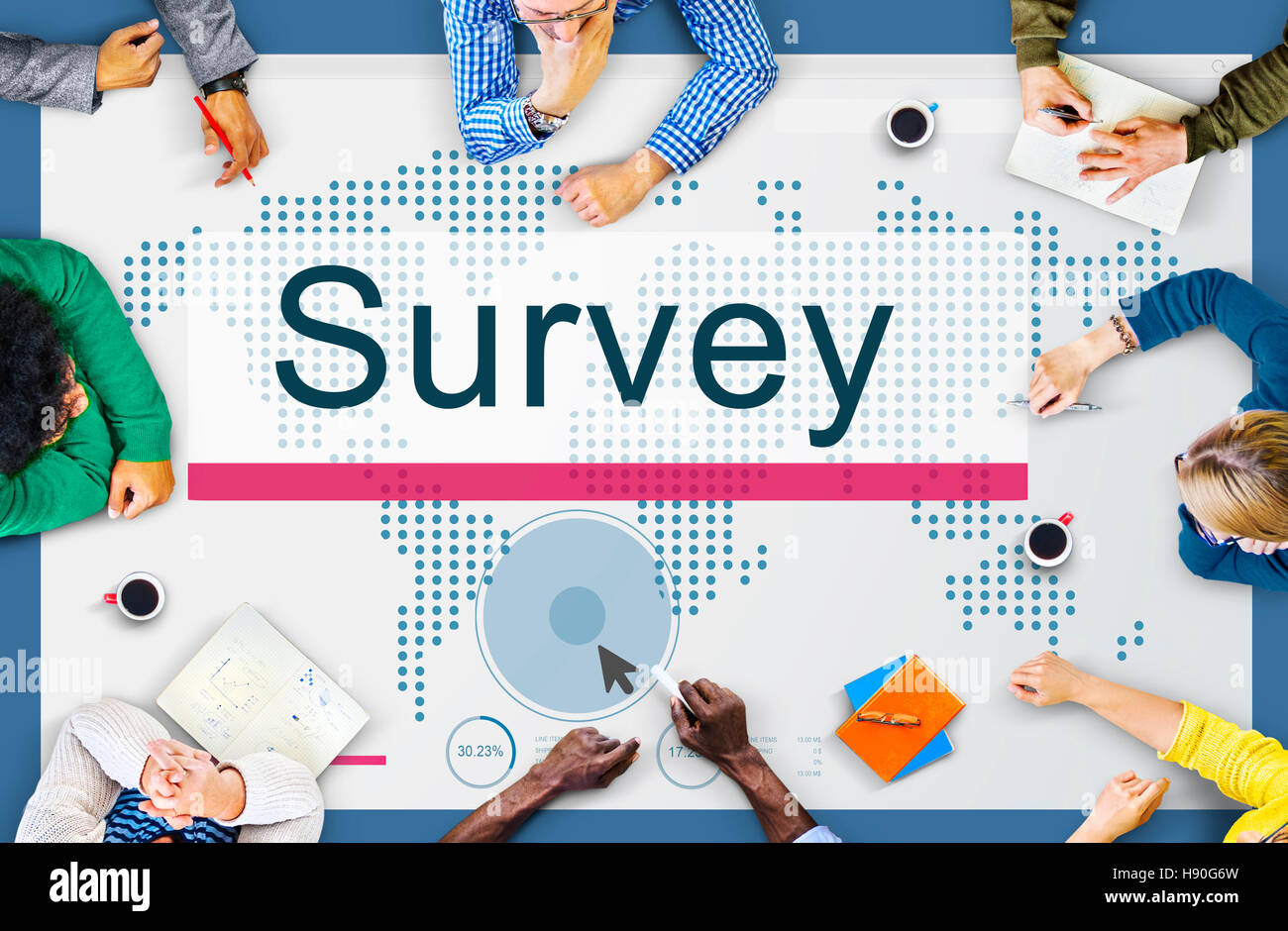 Survey Solutions Survey Information Feedback Concept Stock Photo - Alamy
