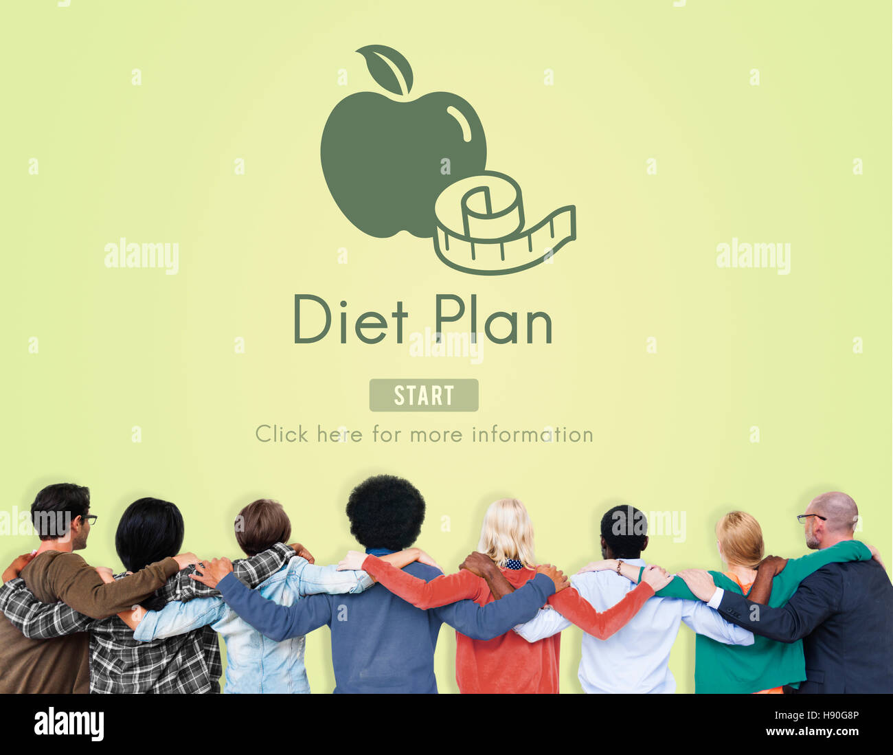 DIet Plan Healthy Nutrition Eating Food Choice Concept Stock Photo - Alamy