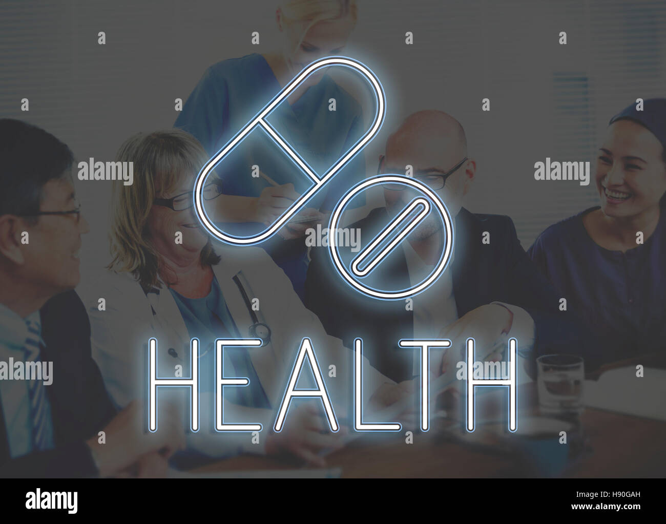 Cure Health Medical Drugs Concept Stock Photo - Alamy