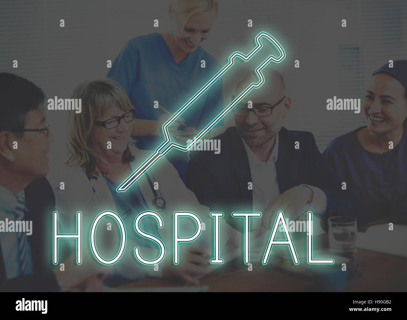 Group of doctors having a meeting hi-res stock photography and images ...