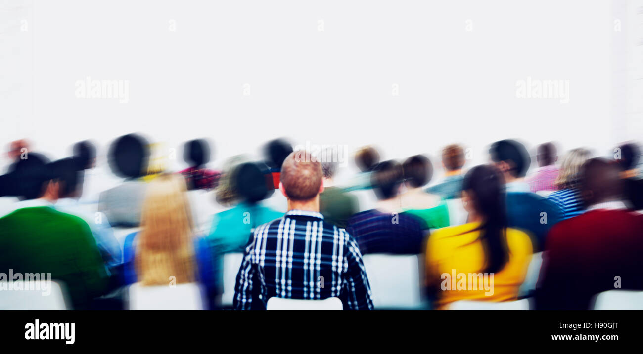 Conference Meeting Learning Presentation Audience Concept Stock Photo - Alamy