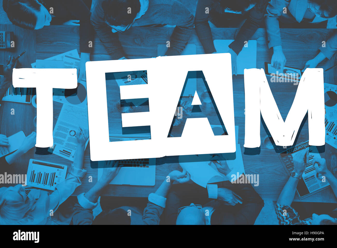 Team Teamwork Partnership Alliance Unity Concept Stock Photo - Alamy
