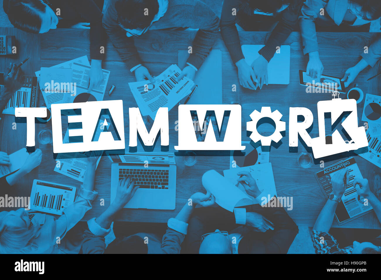 Team Teamwork Partnership Alliance Unity Concept Stock Photo - Alamy