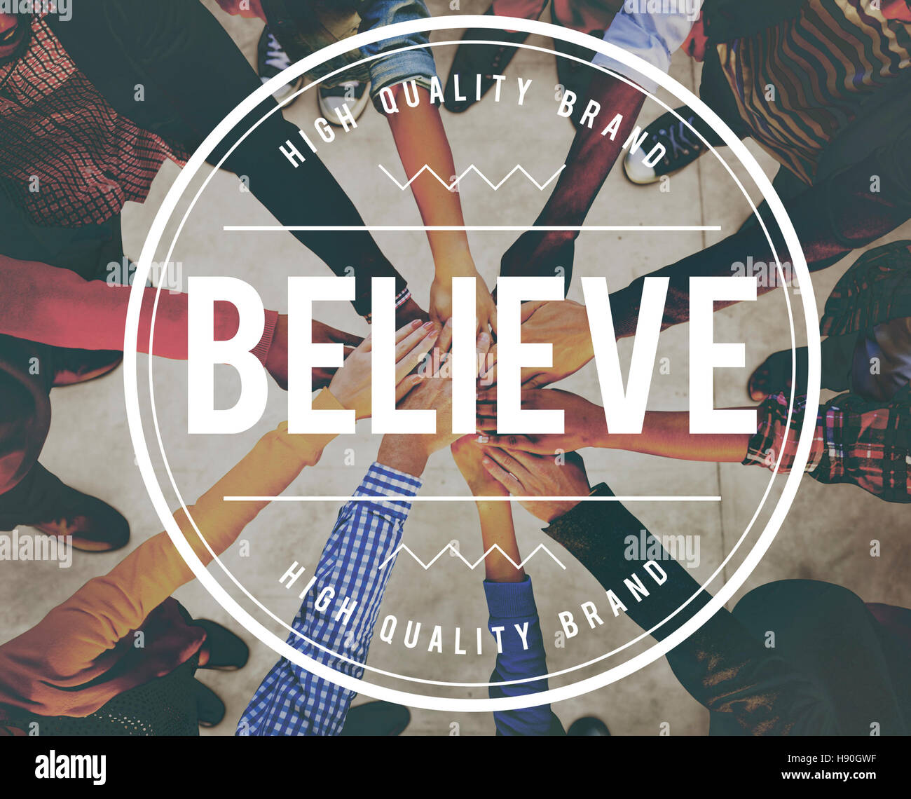 Believe Hope Belief Mind Success Concept Stock Photo - Alamy