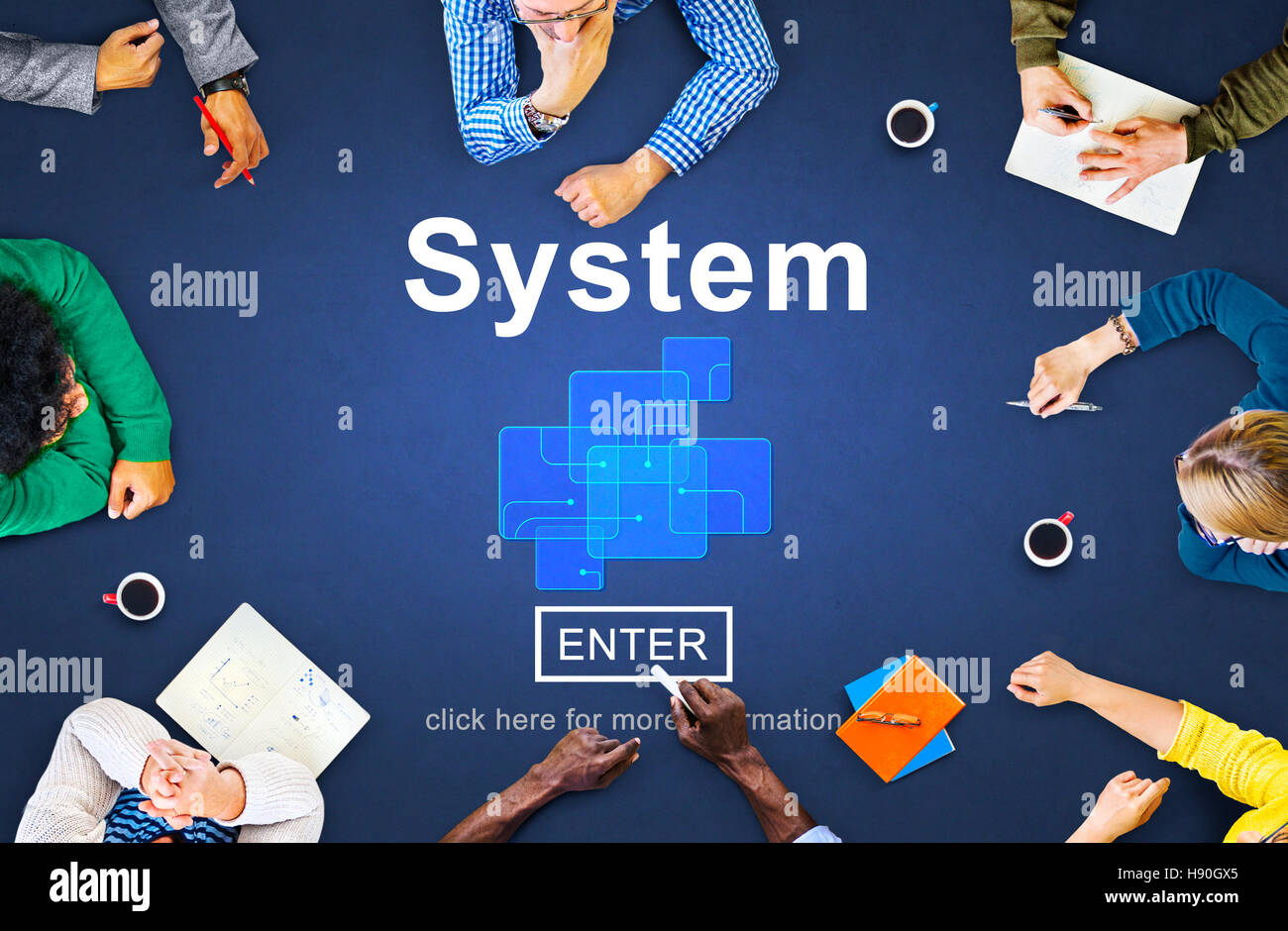 System Connection Process Method Progress Rules Concept Stock Photo - Alamy
