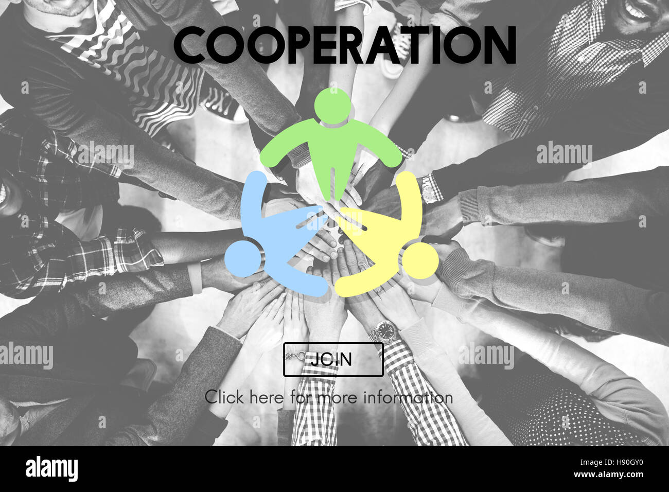 Cooperation Cooperate Collaboration Teamwork Concept Stock Photo - Alamy