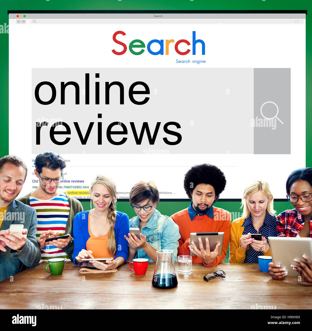 Online Reviews Feedback Comment Suggestion Concept Stock Photo - Alamy