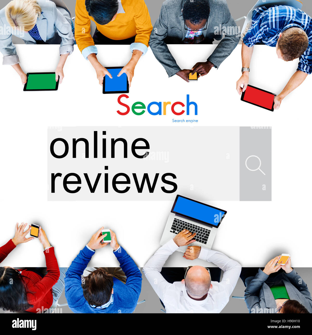 Online Reviews Feedback Comment Suggestion Concept Stock Photo - Alamy
