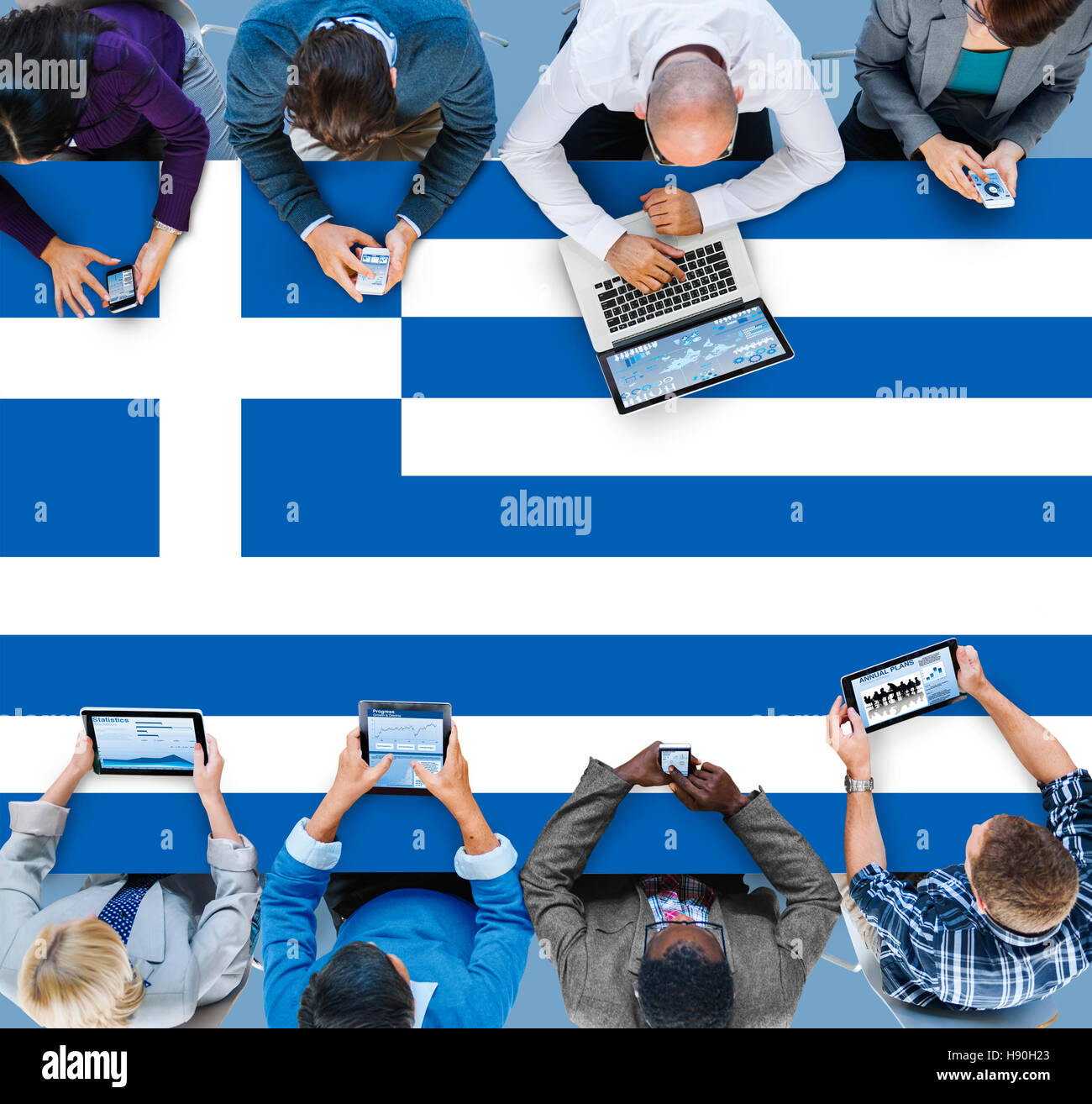 Greece National Flag Government Freedom LIberty Concept Stock Photo - Alamy
