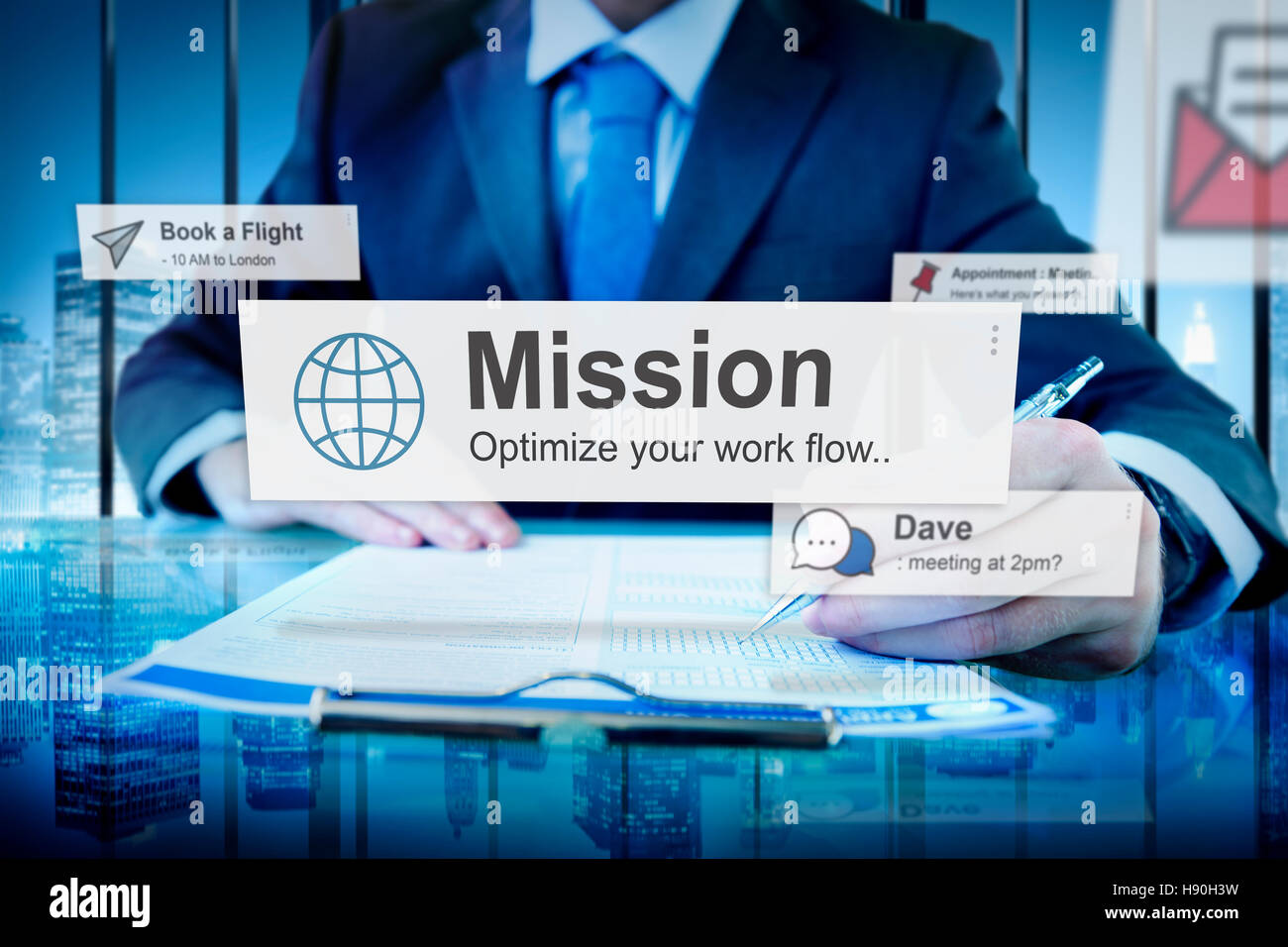 Mission Motivation Objective Plan Aspiration Concept Stock Photo - Alamy