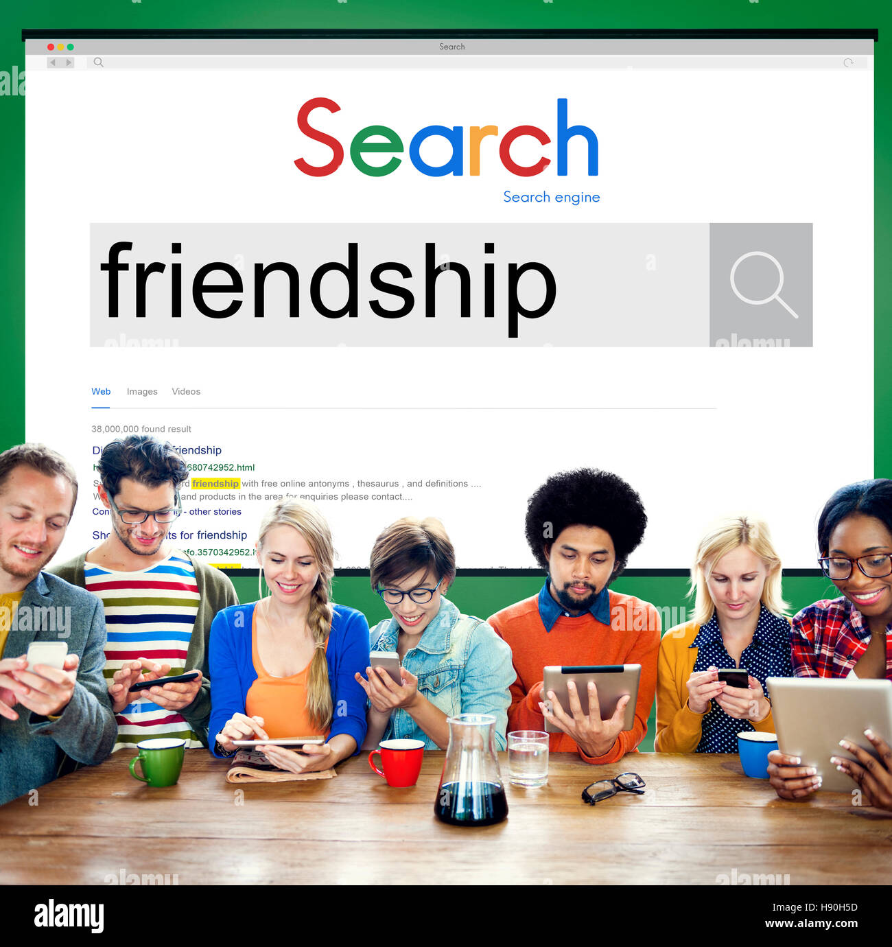 Friends Friendship Fellowship Community Team Concept Stock Photo - Alamy