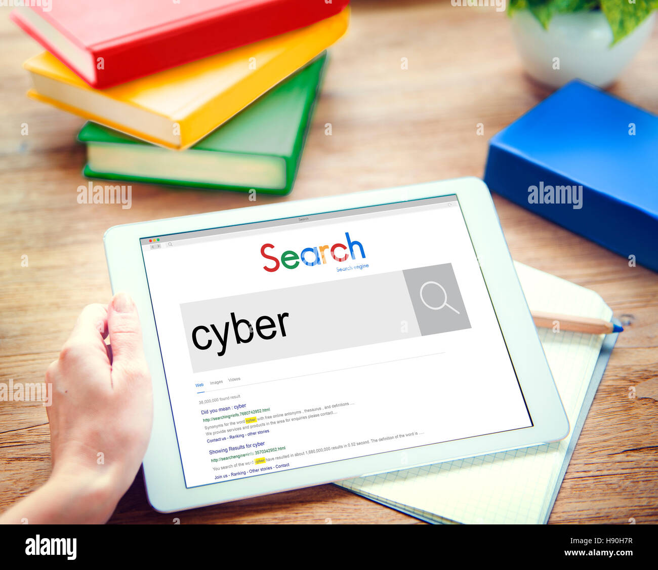 Cyber Digital Virtual Information Technology Concept Stock Photo - Alamy