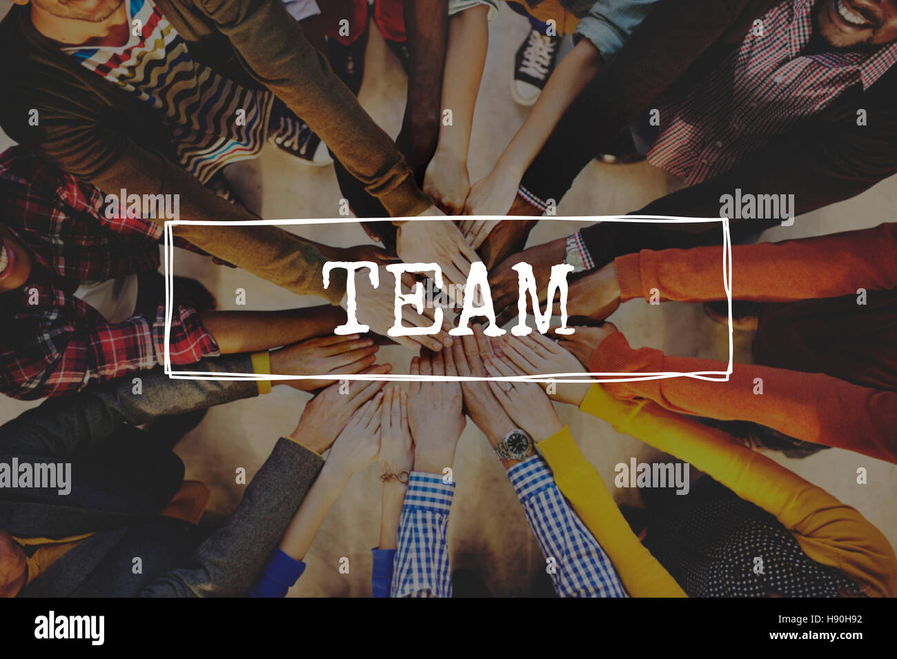 Team Teamwork Together Unity Aillance Union Concept Stock Photo - Alamy