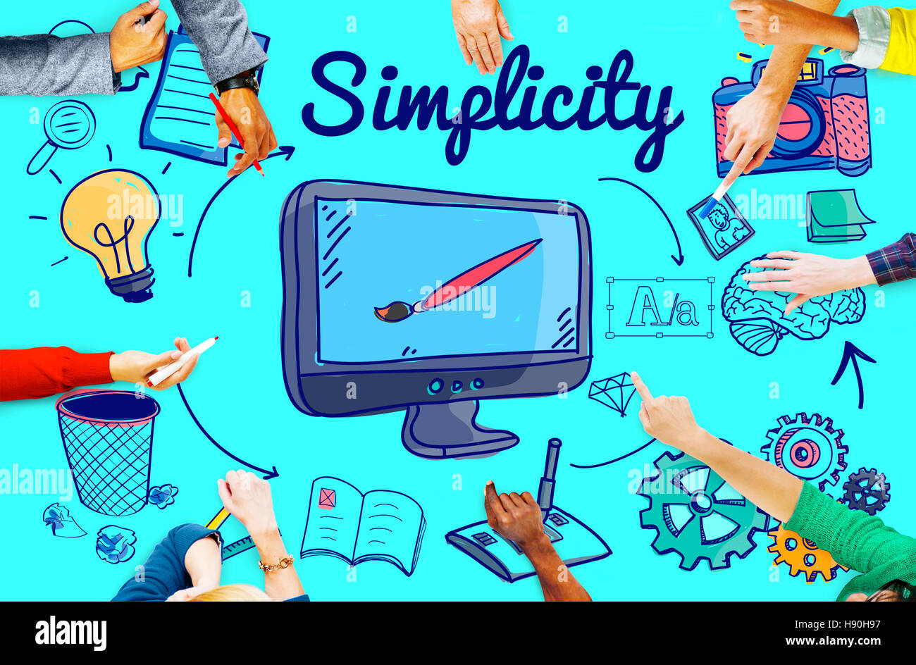 Simplicity Minimal Minimalist Simple Clean Clear Concept Stock Photo ...