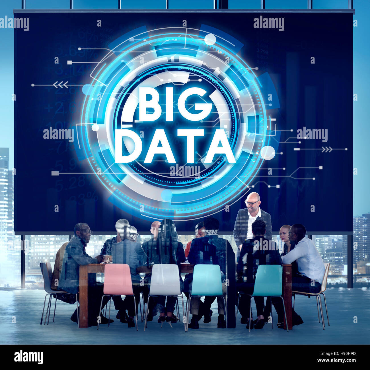 Big Data Information Storage System Networking Concept Stock Photo - Alamy