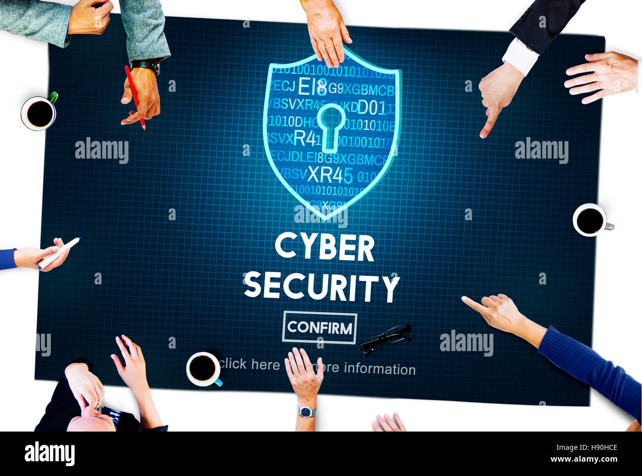 Cyber Security Protection Firewall Interface Concept Stock Photo - Alamy