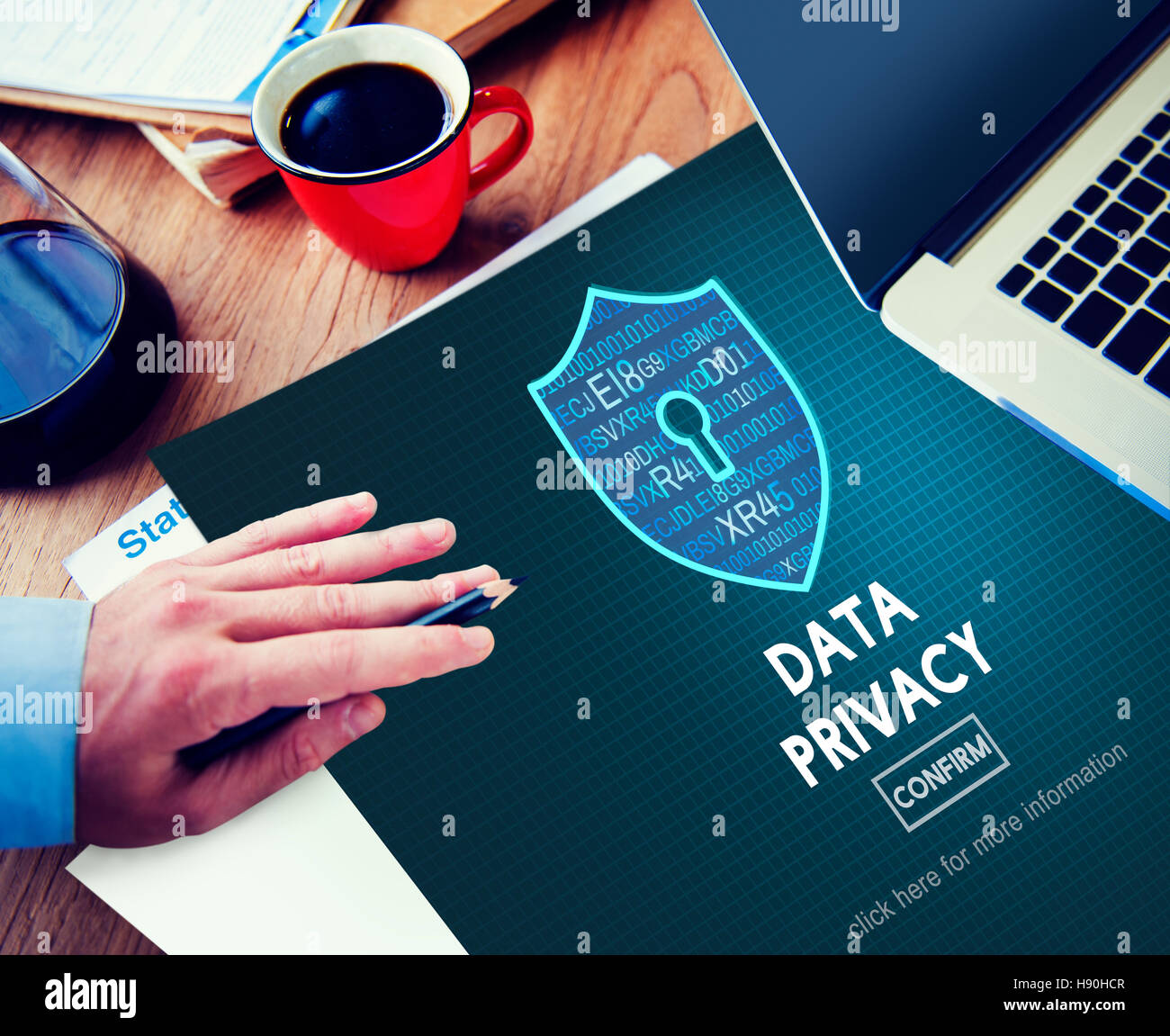 Data Privacy Online Security Protection Concept Stock Photo - Alamy