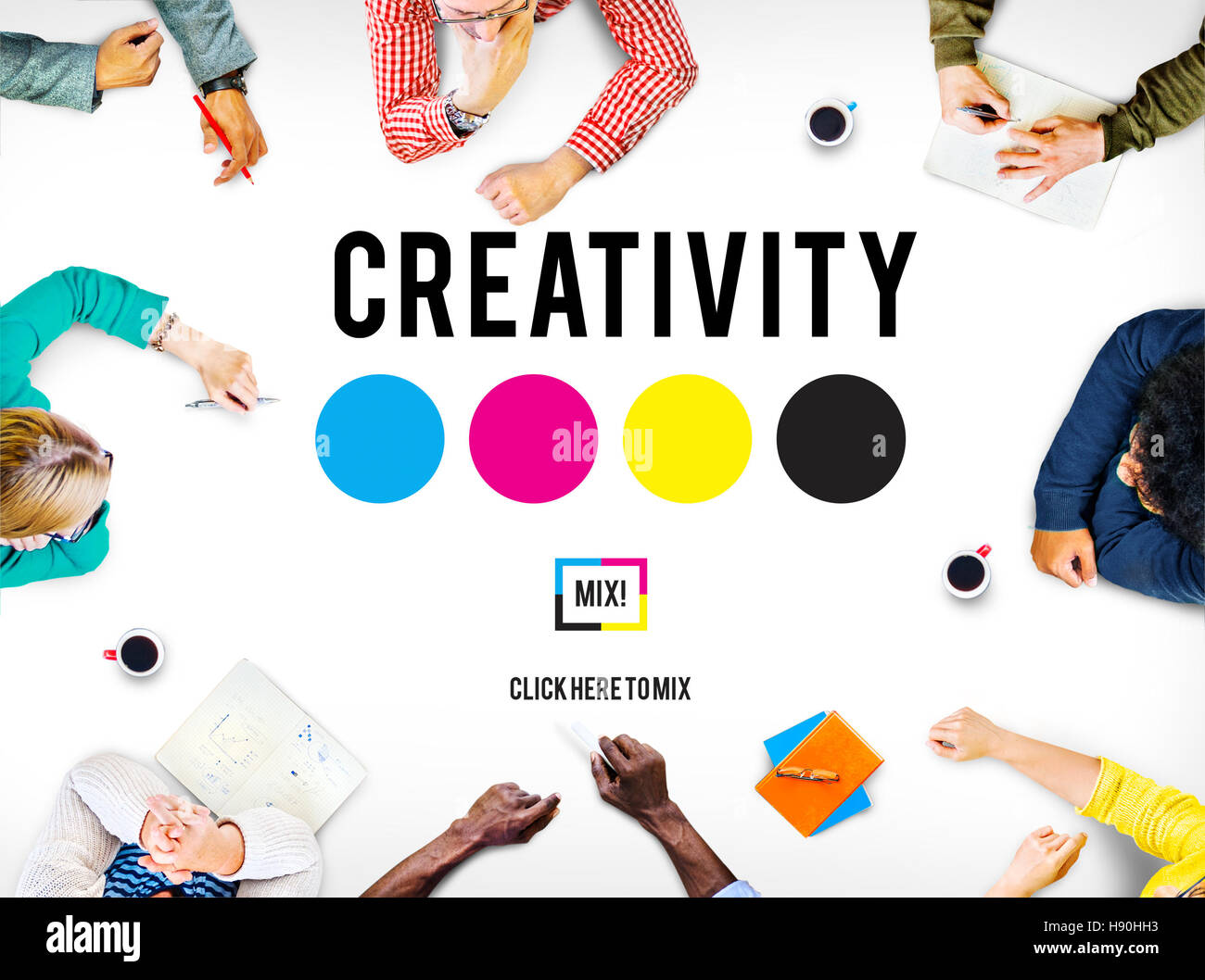 Creativity Aspiration Inspiration Inspire Skills Concept Stock Photo ...