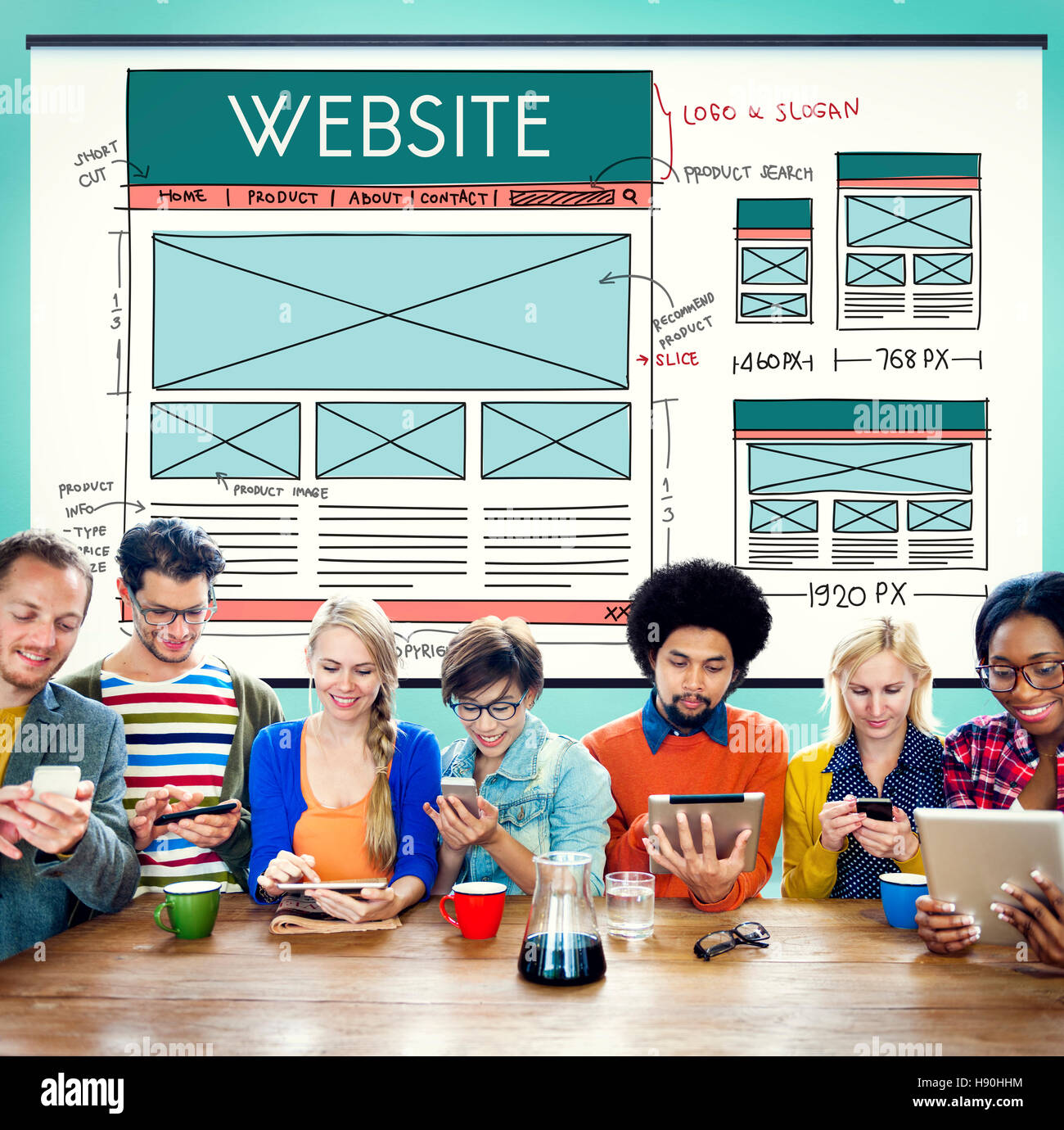 Website WWW Web Browser Connection Network Concept Stock Photo - Alamy