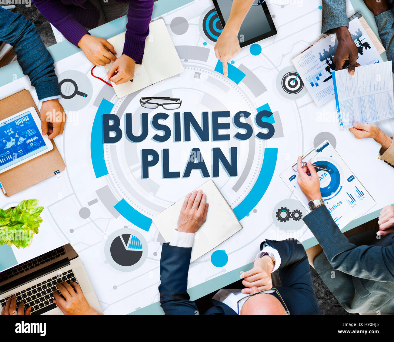 Business Plan Strategy Vision Direction Planning Concept Stock Photo ...