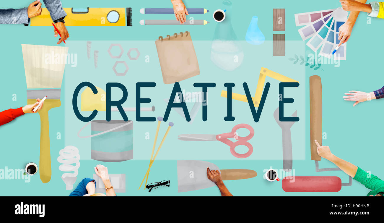 Creative Creativity Inspire Ideas Innovation Concept Stock Photo - Alamy