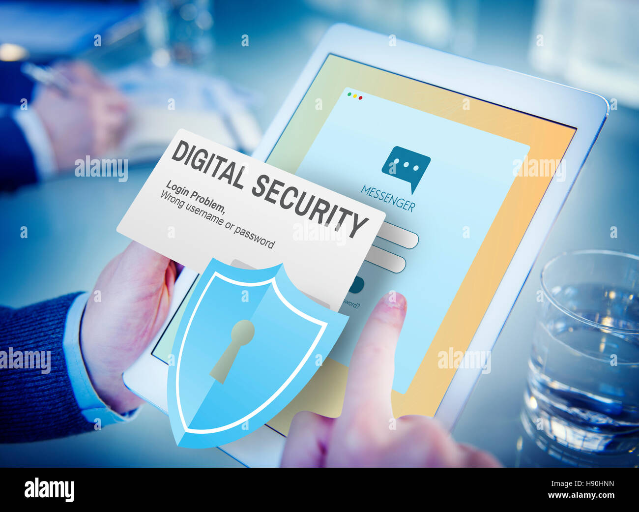 Digital Security Protocol Protection Technology Concept Stock Photo - Alamy