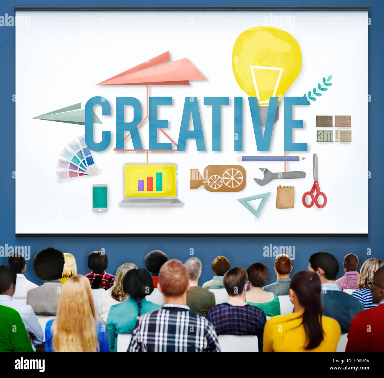 Creative Creativity Inspire Ideas Innovation Concept Stock Photo - Alamy