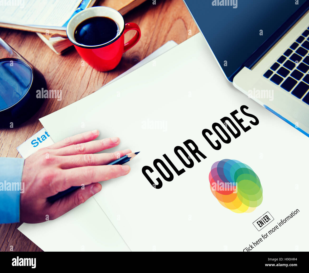 Color Creativity Color Codes Colorscheme Concept Stock Photo - Alamy