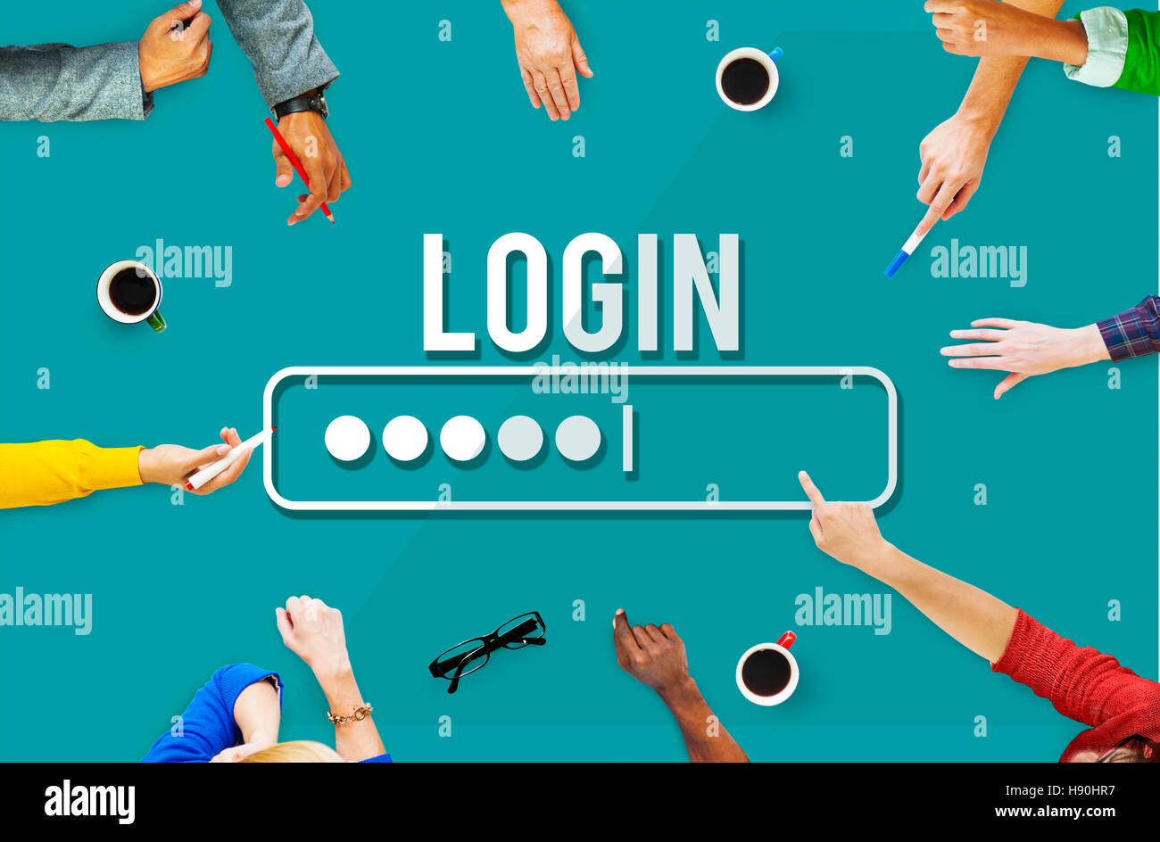 Concept authorization log in hi-res stock photography and images - Alamy