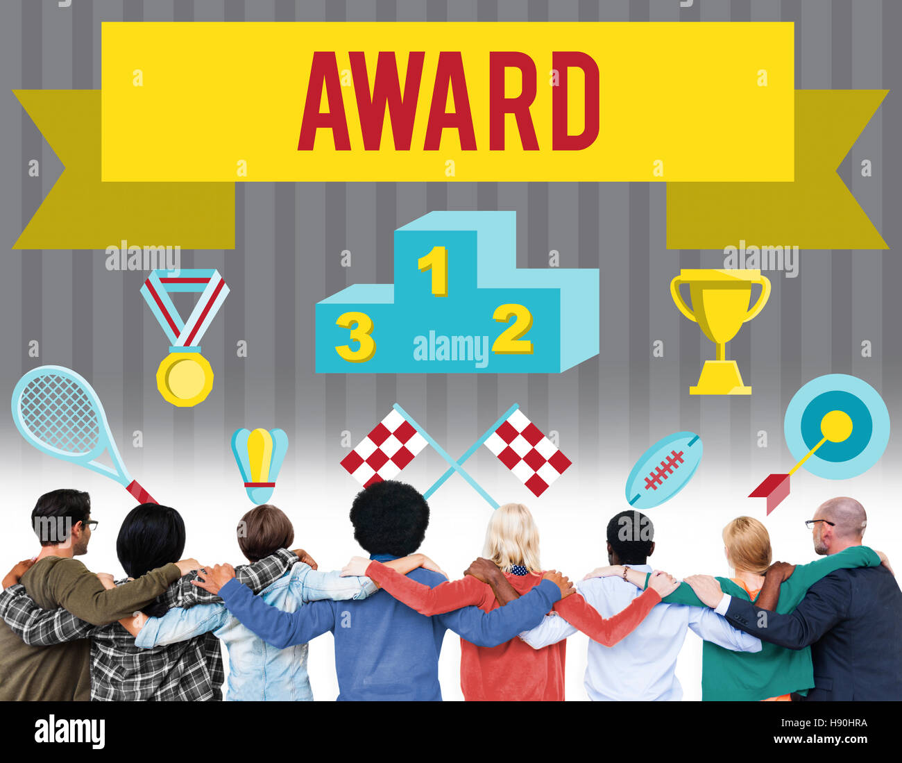 Award Ceremony Certification Challenge Win Concept Stock Photo - Alamy