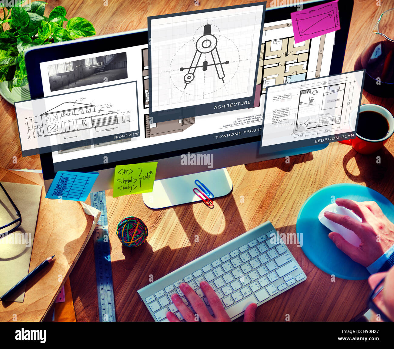 Architecture Construction Design Development Concept Stock Photo - Alamy