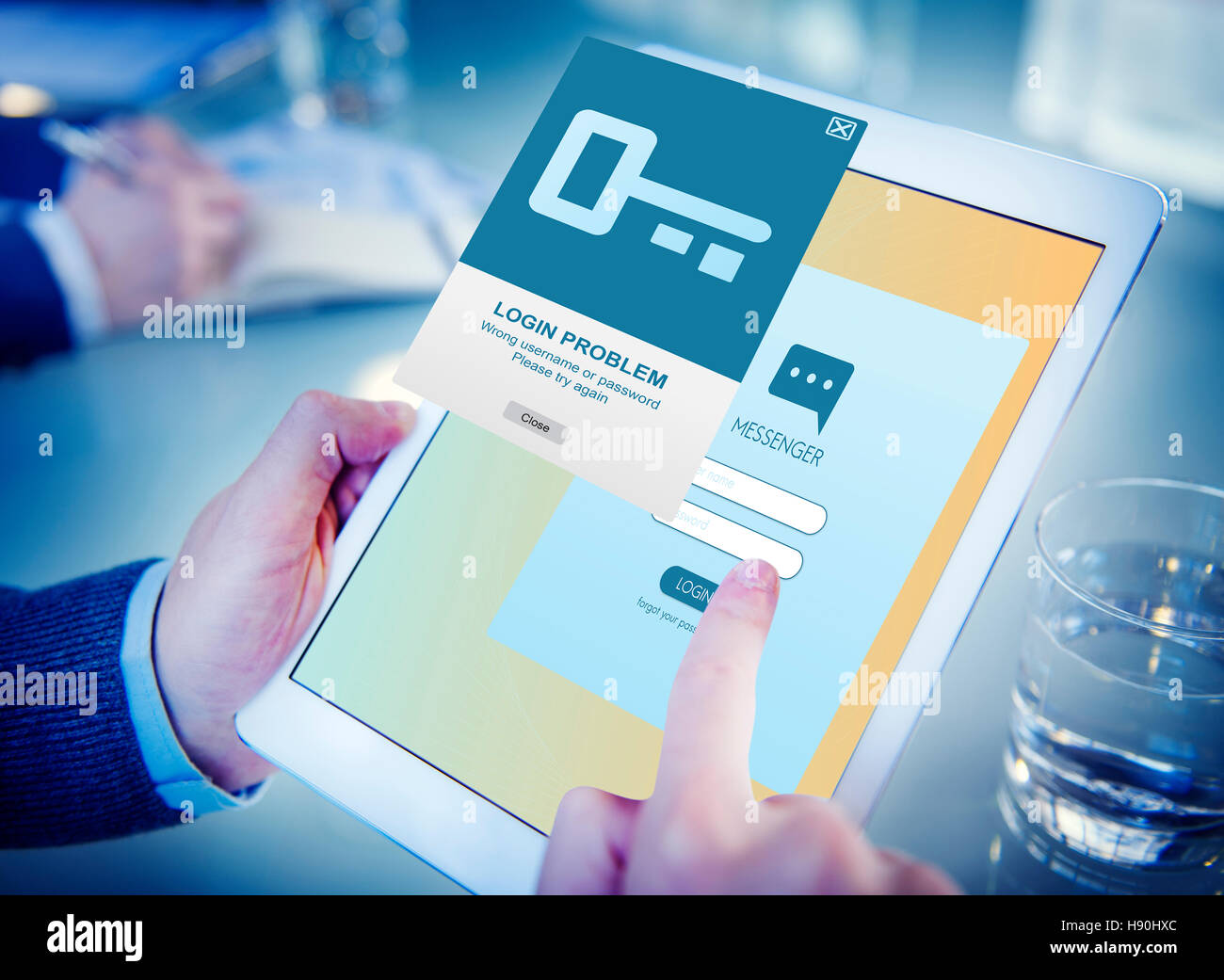 Security Register Account Apply Concept Stock Photo - Alamy