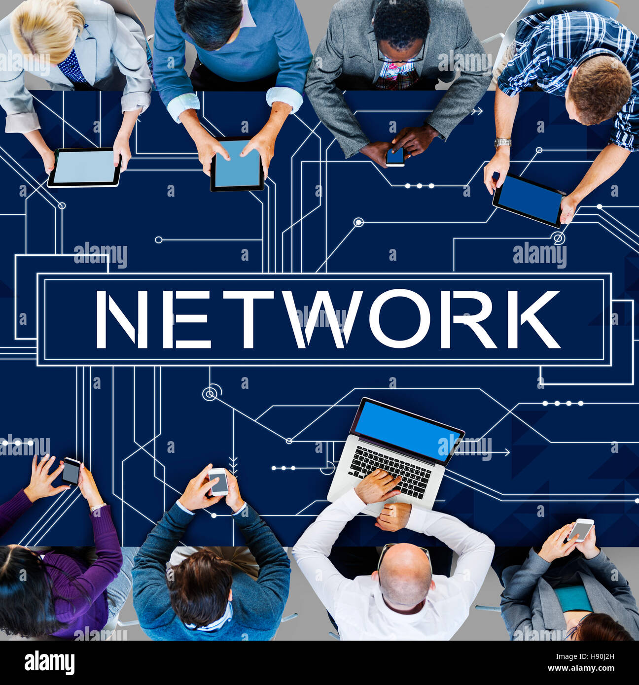 Network Internet Online Technology Future Concept Stock Photo - Alamy