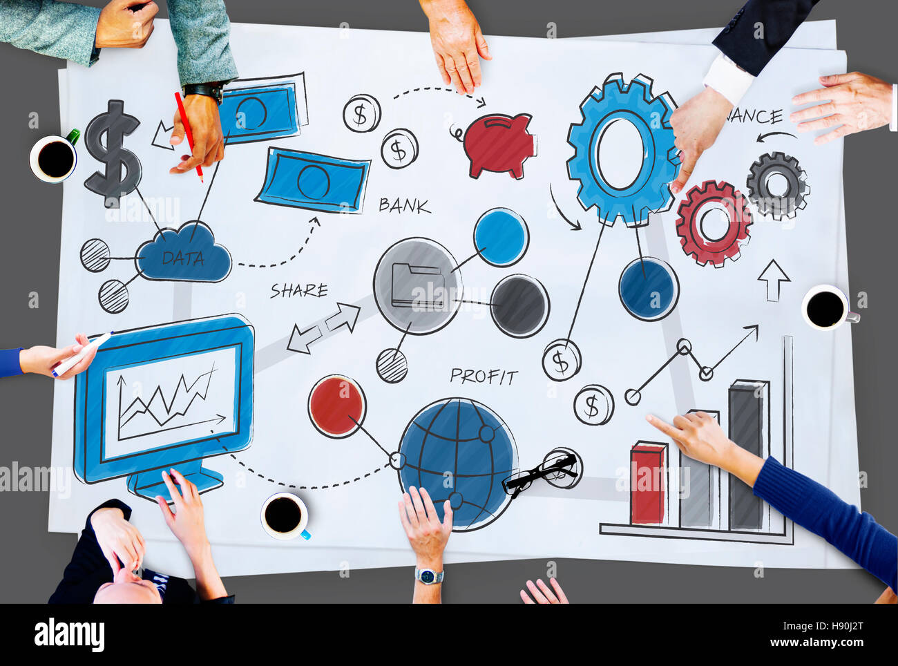 Connection Associated Bond Networking Link Concept Stock Photo - Alamy