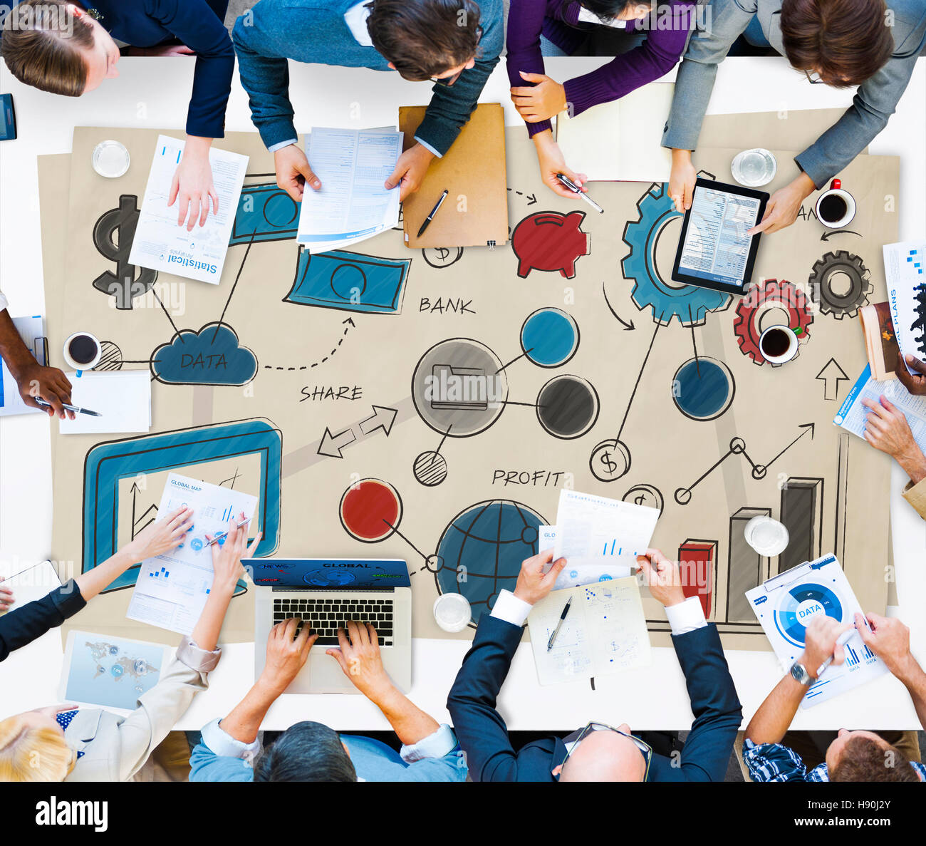 Connection Associated Bond Networking Link Concept Stock Photo - Alamy