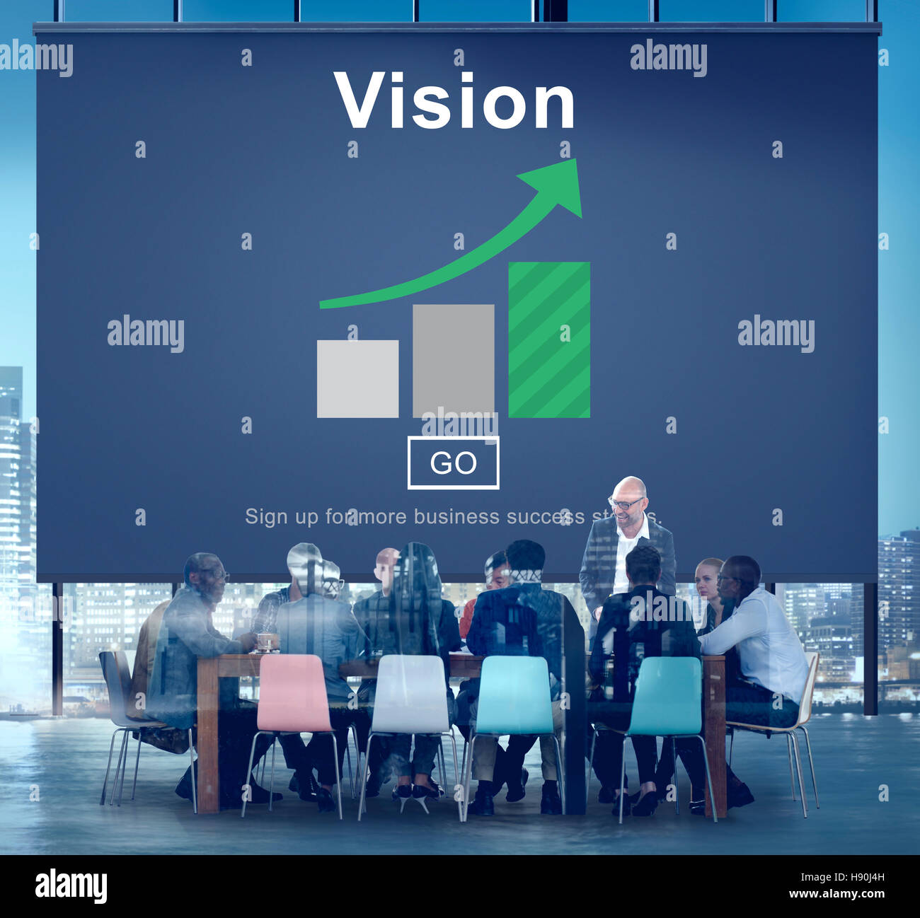 Vision Strategy Planning Direction Aspirations Concept Stock Photo - Alamy