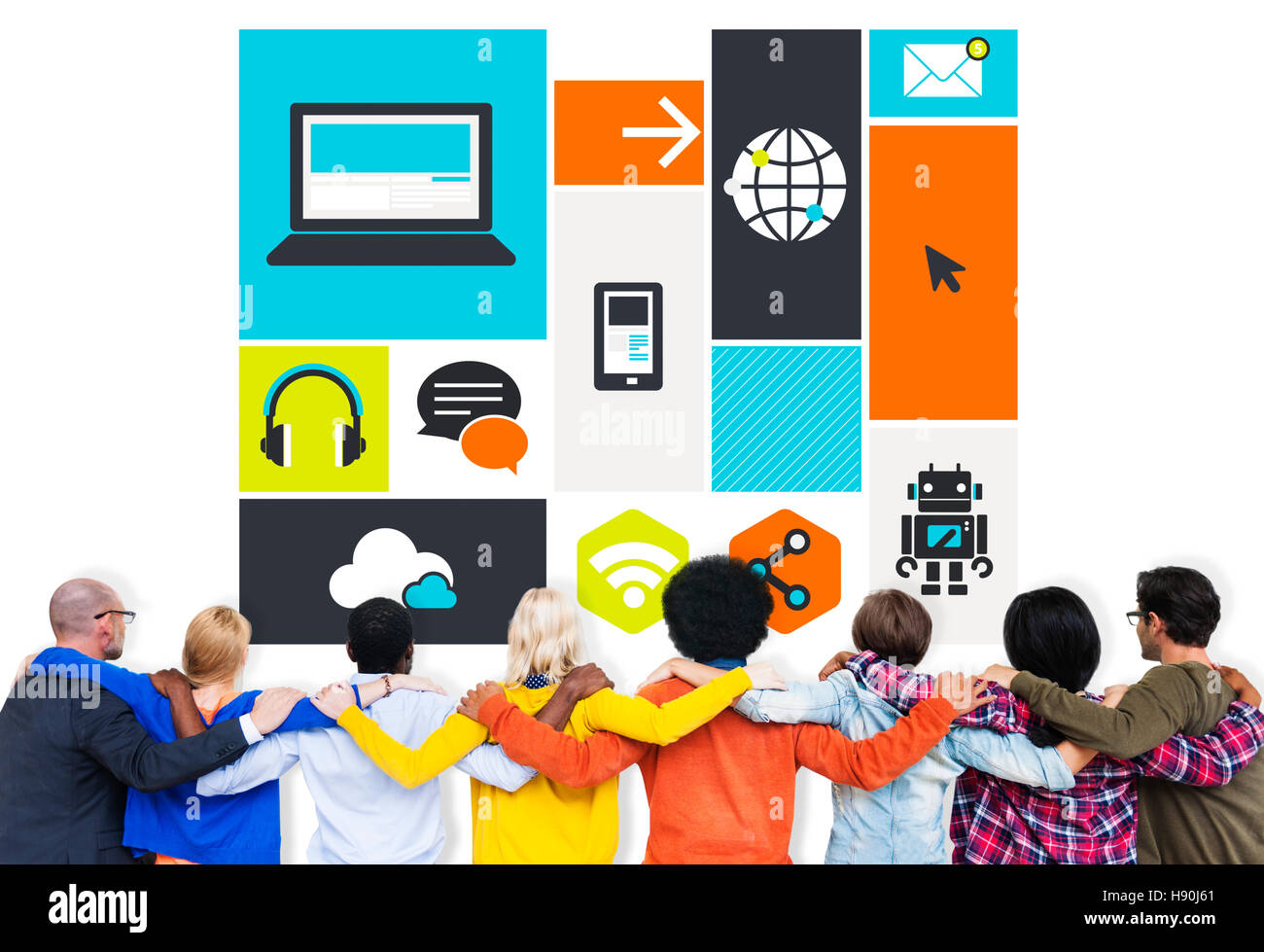 Computer Cloud Computing Storage Media Digital Concept Stock Photo - Alamy