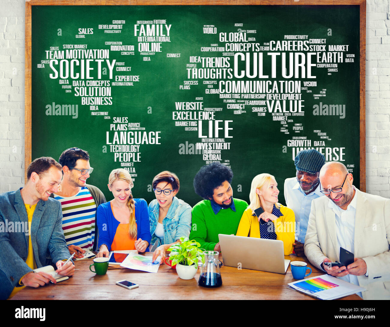 Culture Community Ideology Society Principle Concept Stock Photo - Alamy