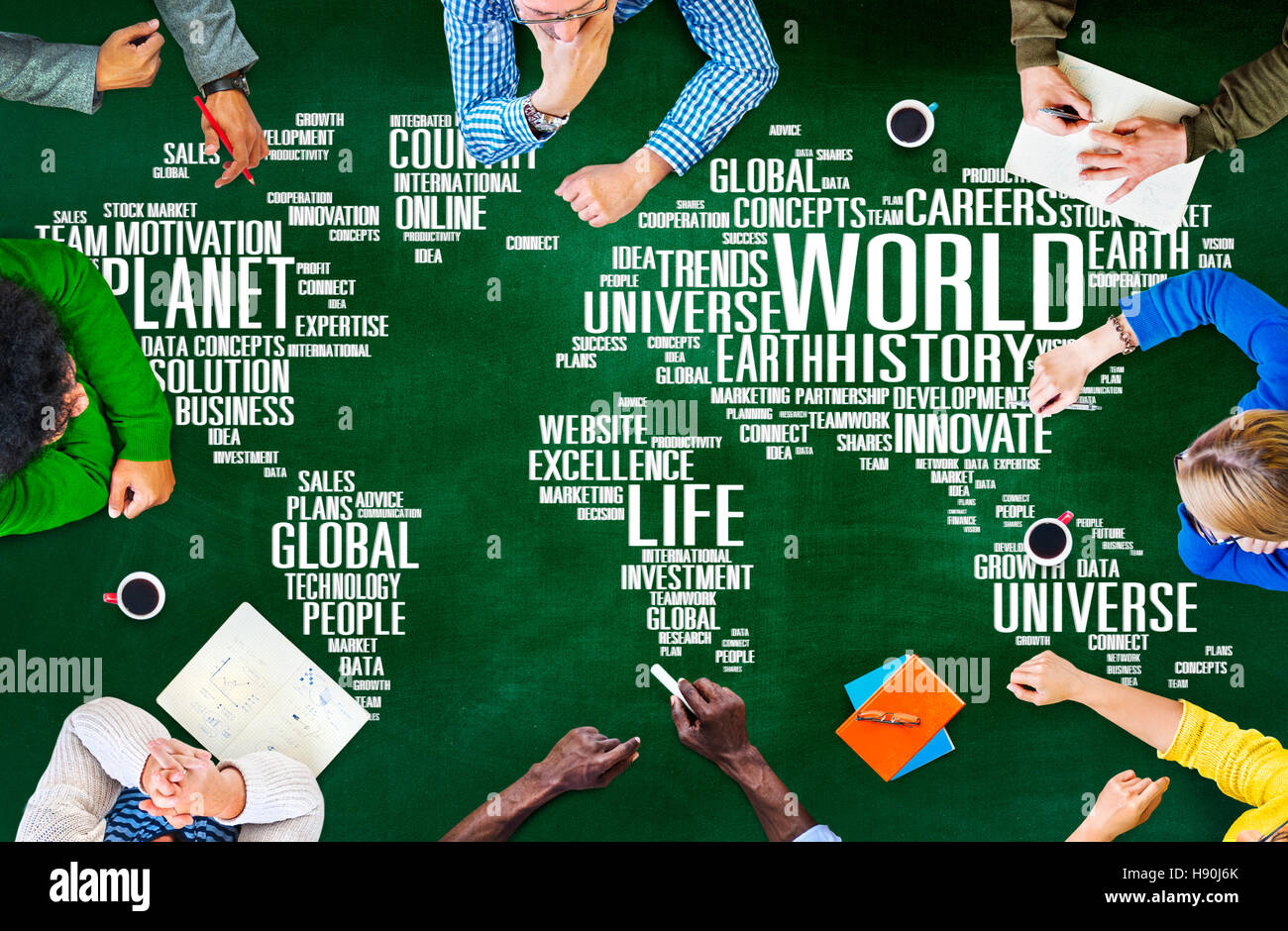 World Globalization International Life Planet Concept Stock Photo - Alamy