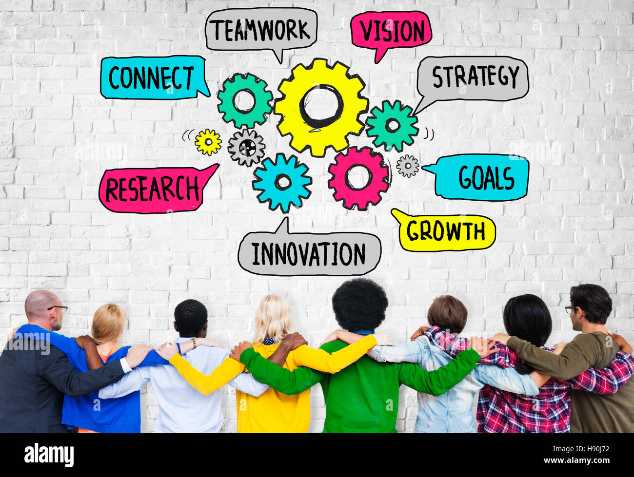 Together connect hi-res stock photography and images - Alamy