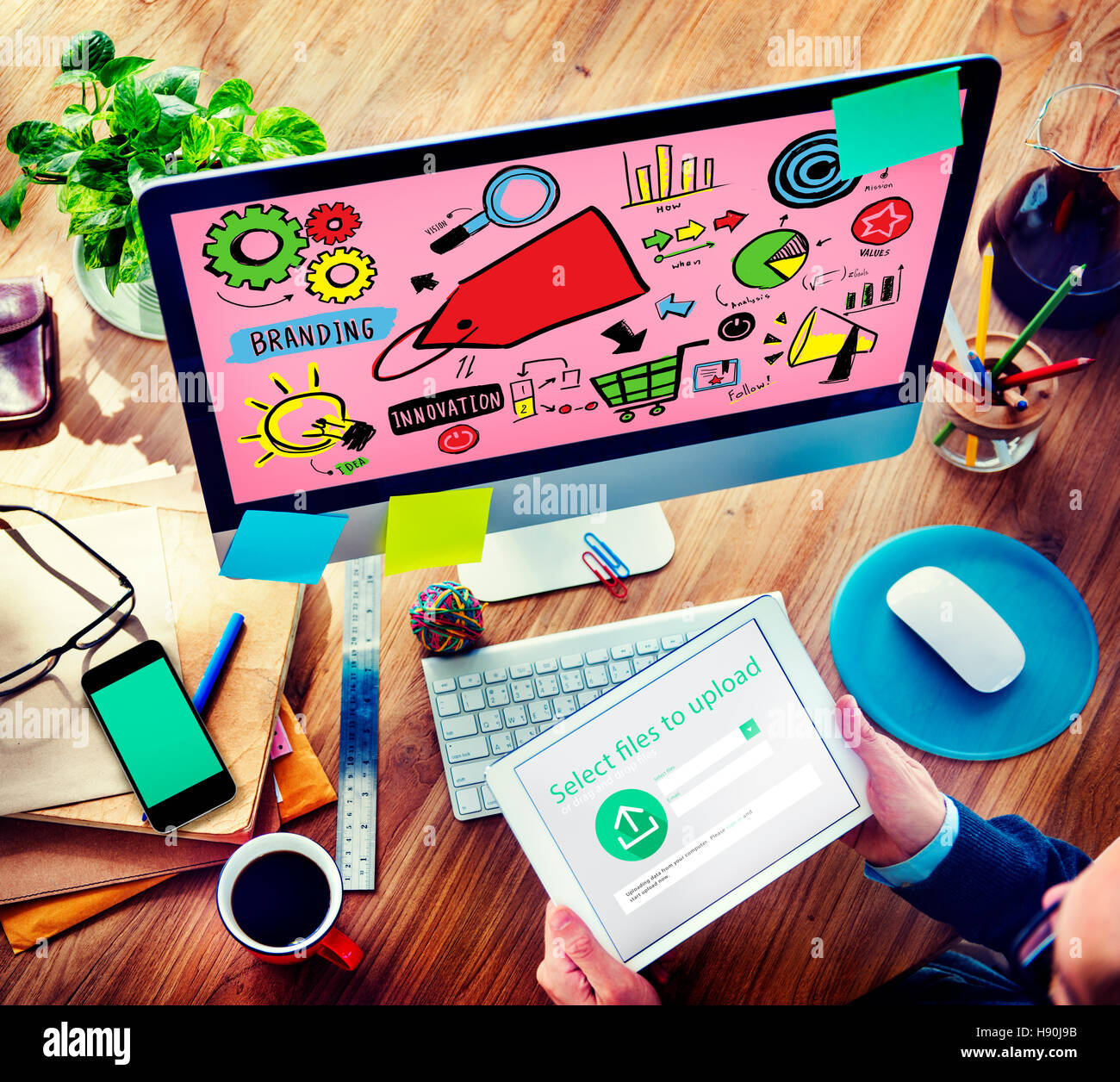 Branding Marketing Advertising Identity Business Trademark Concept ...