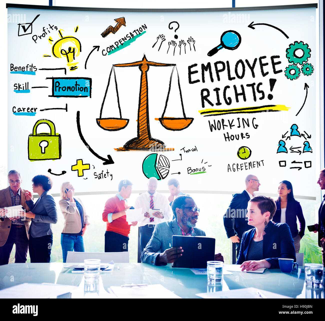 Drawing employee hi-res stock photography and images - Alamy