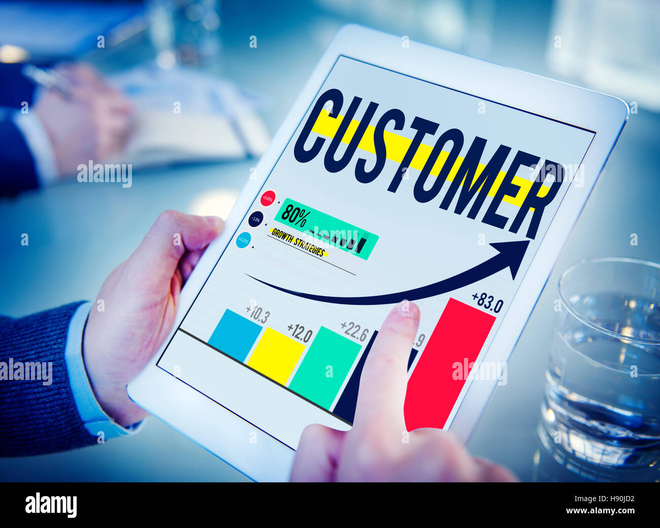 Customer Client Consumer Satisfaction Service Loyalty Concept Stock ...