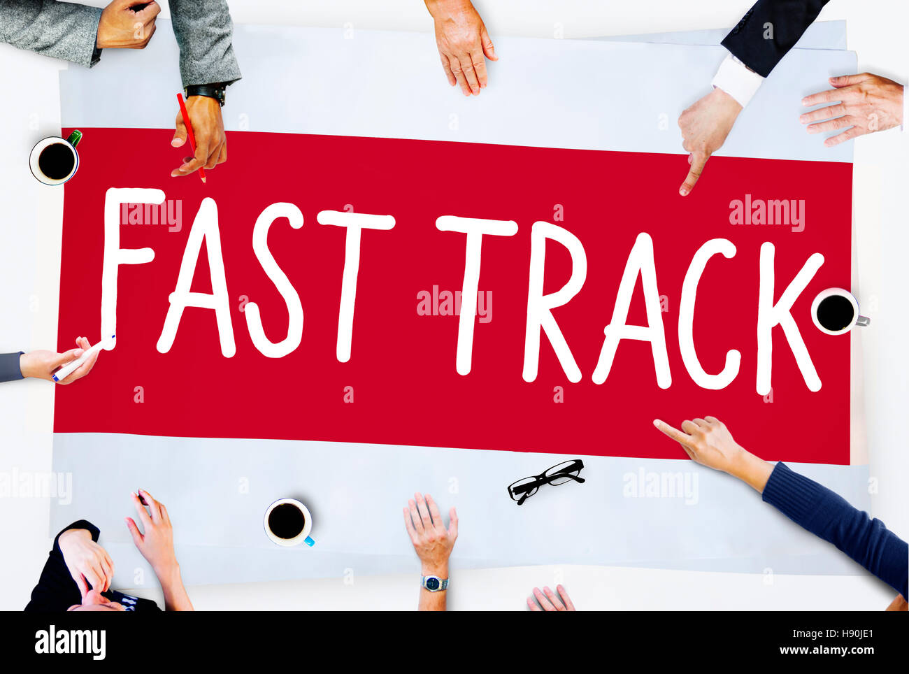 Business development fast track hi-res stock photography and images - Alamy