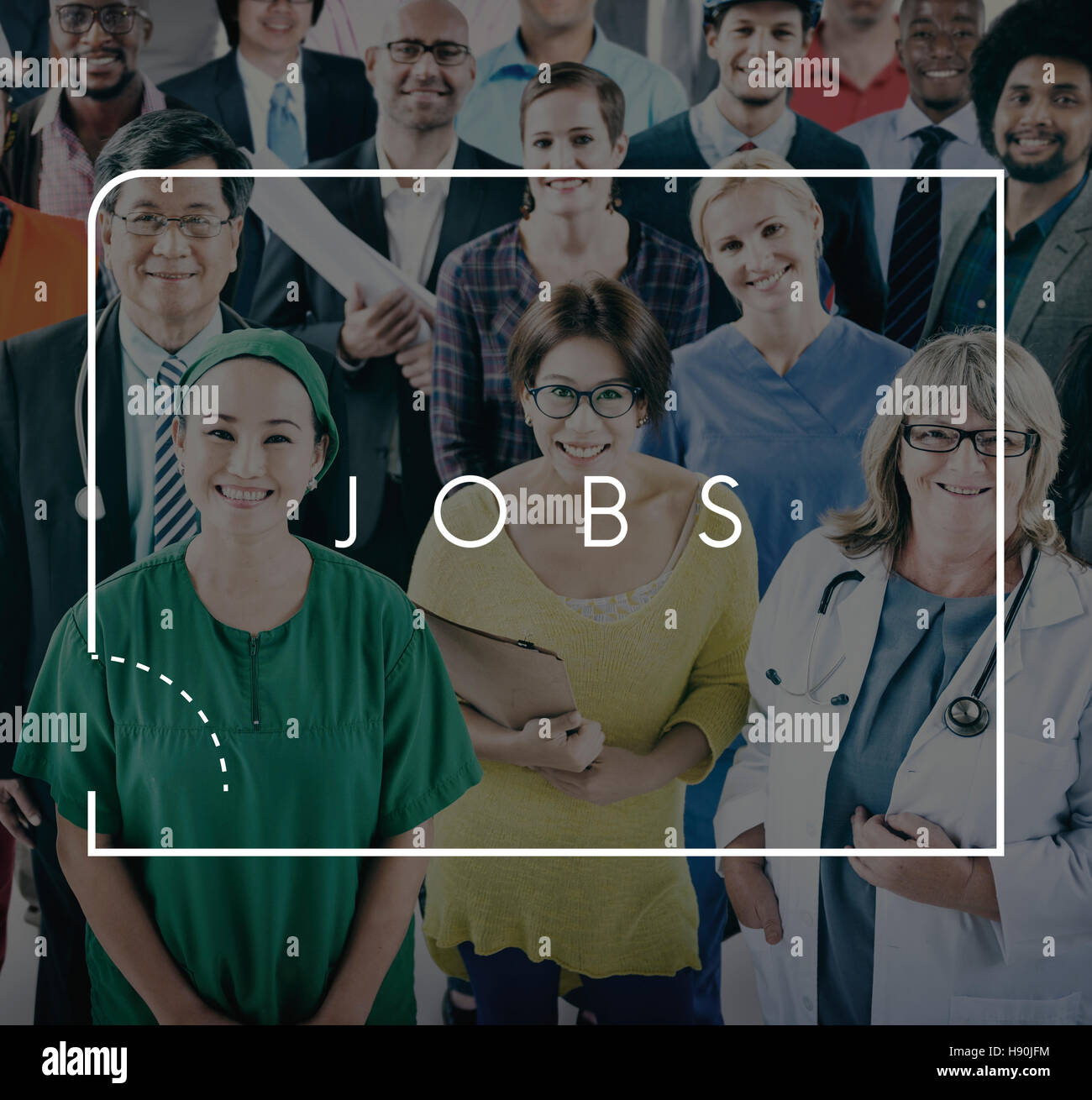 Jobs Employment Career Occupation Application Concept Stock Photo - Alamy
