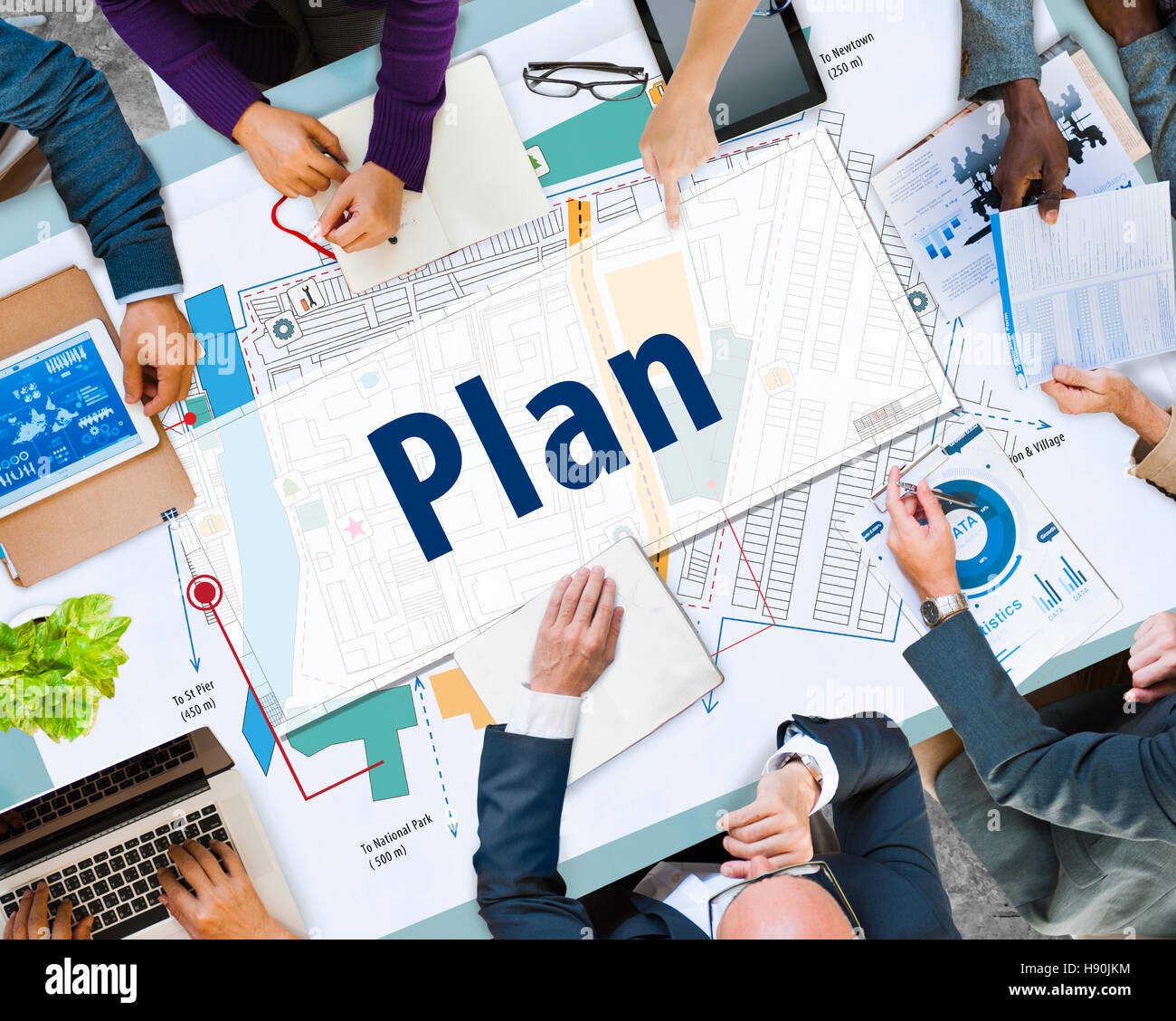 Plan Strategy Vision Tactics Design Planning Concept Stock Photo - Alamy
